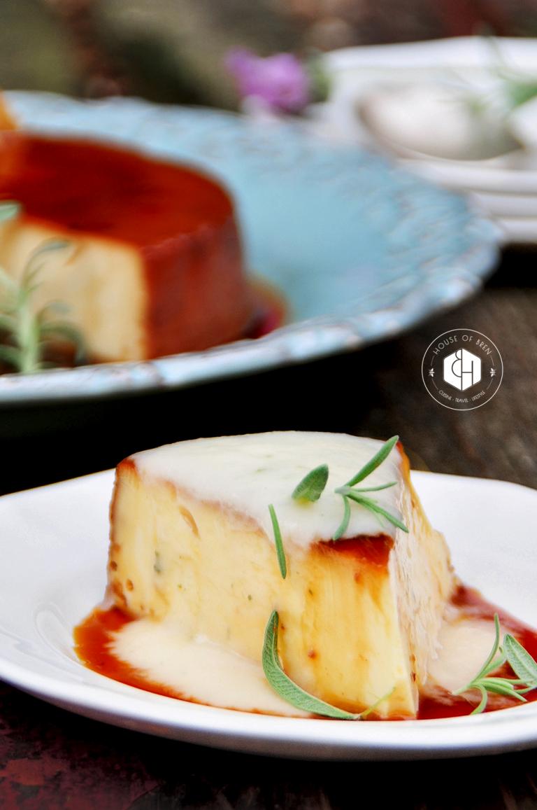 #FlanFriday Bosc Pear Flan and Creme Recipe Bren Herrera